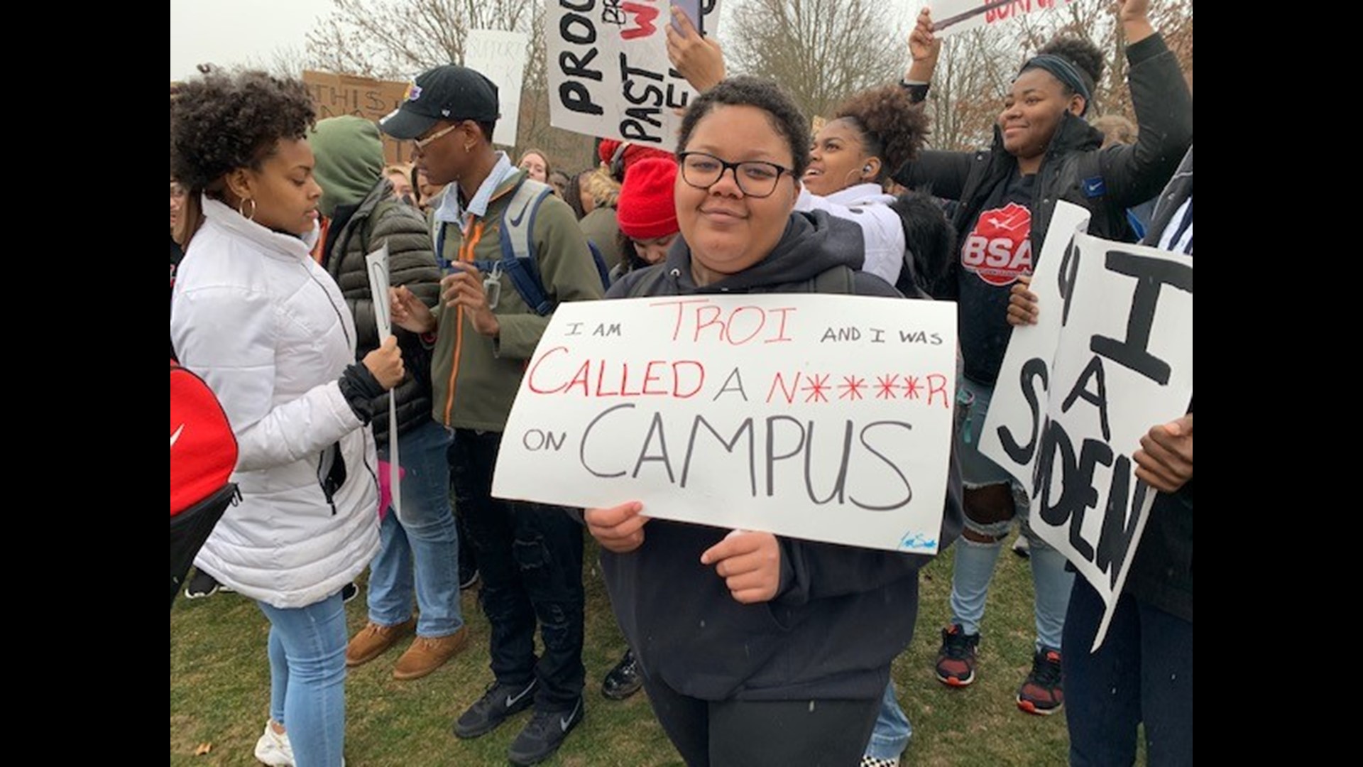 BSU students protest after professor calls police to remove student ...