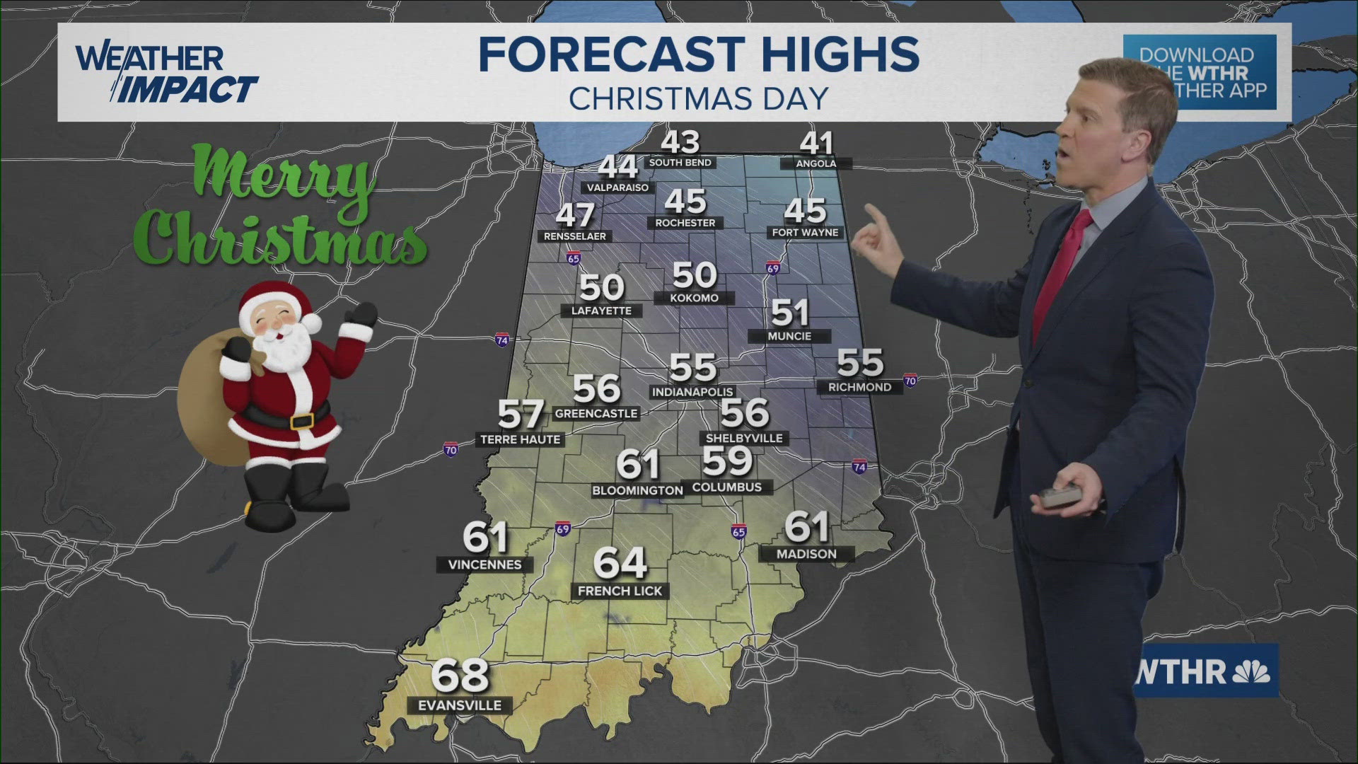 13Weather forecast | Wednesday, Dec. 24 | 4 p.m. update | wthr.com