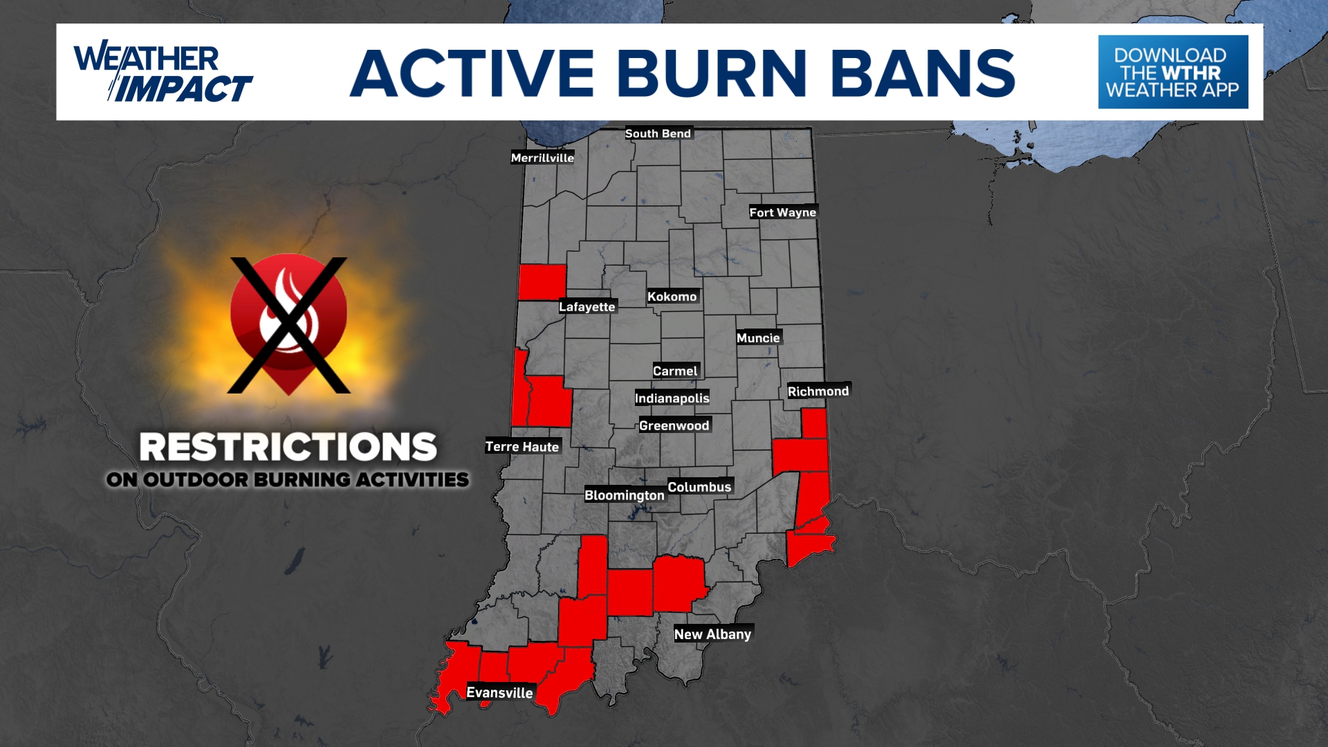 Burn bans possible as Indiana faces dry, warm weather | 13Weather Blog ...