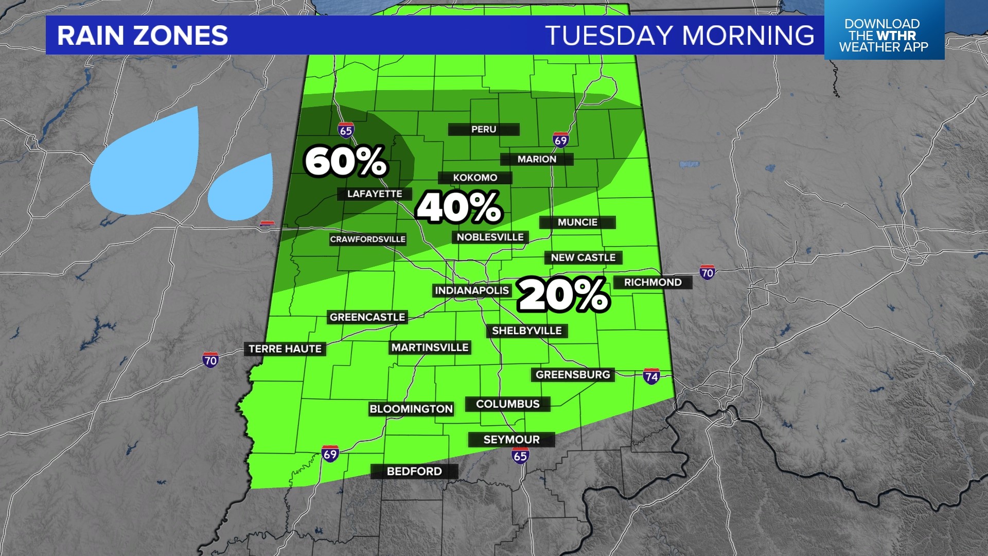 When will rain move into Indiana for Tuesday? | wthr.com
