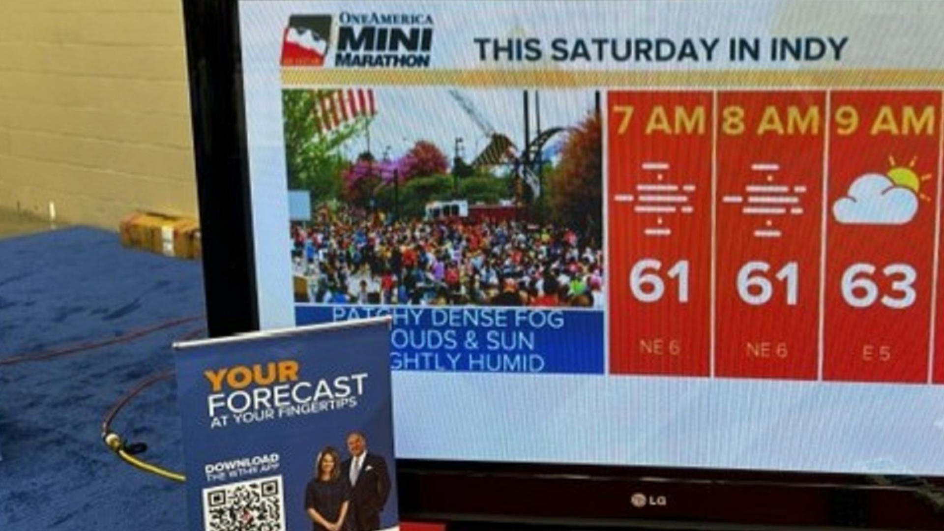 Mini-Marathon street closures and course maps | wthr.com
