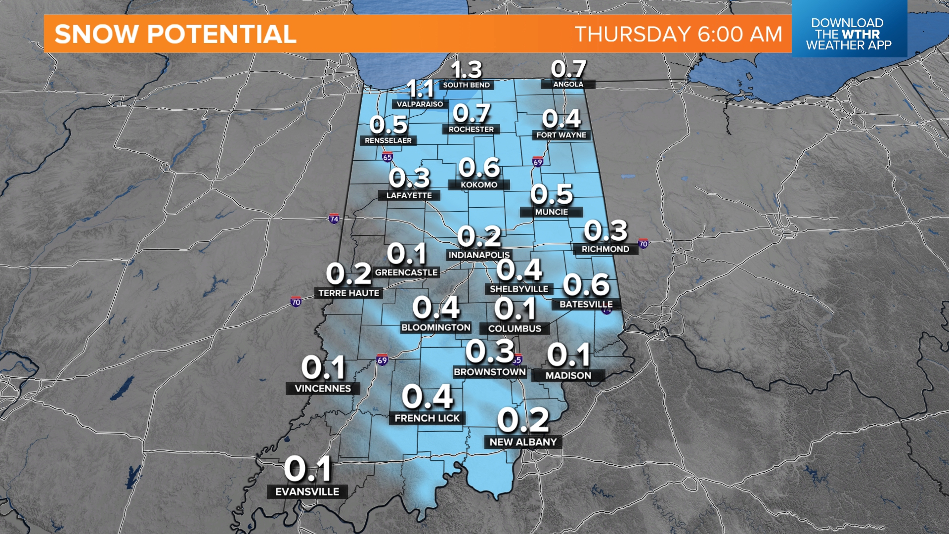 Heavy rain turns to snow soon | Live Doppler 13 Weather Blog | wthr.com