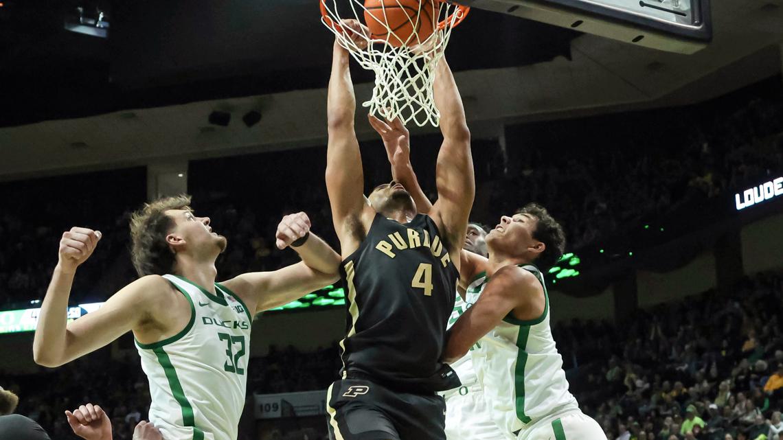 No. 17 Purdue defeat No. 13 Oregon 65-58 | wthr.com