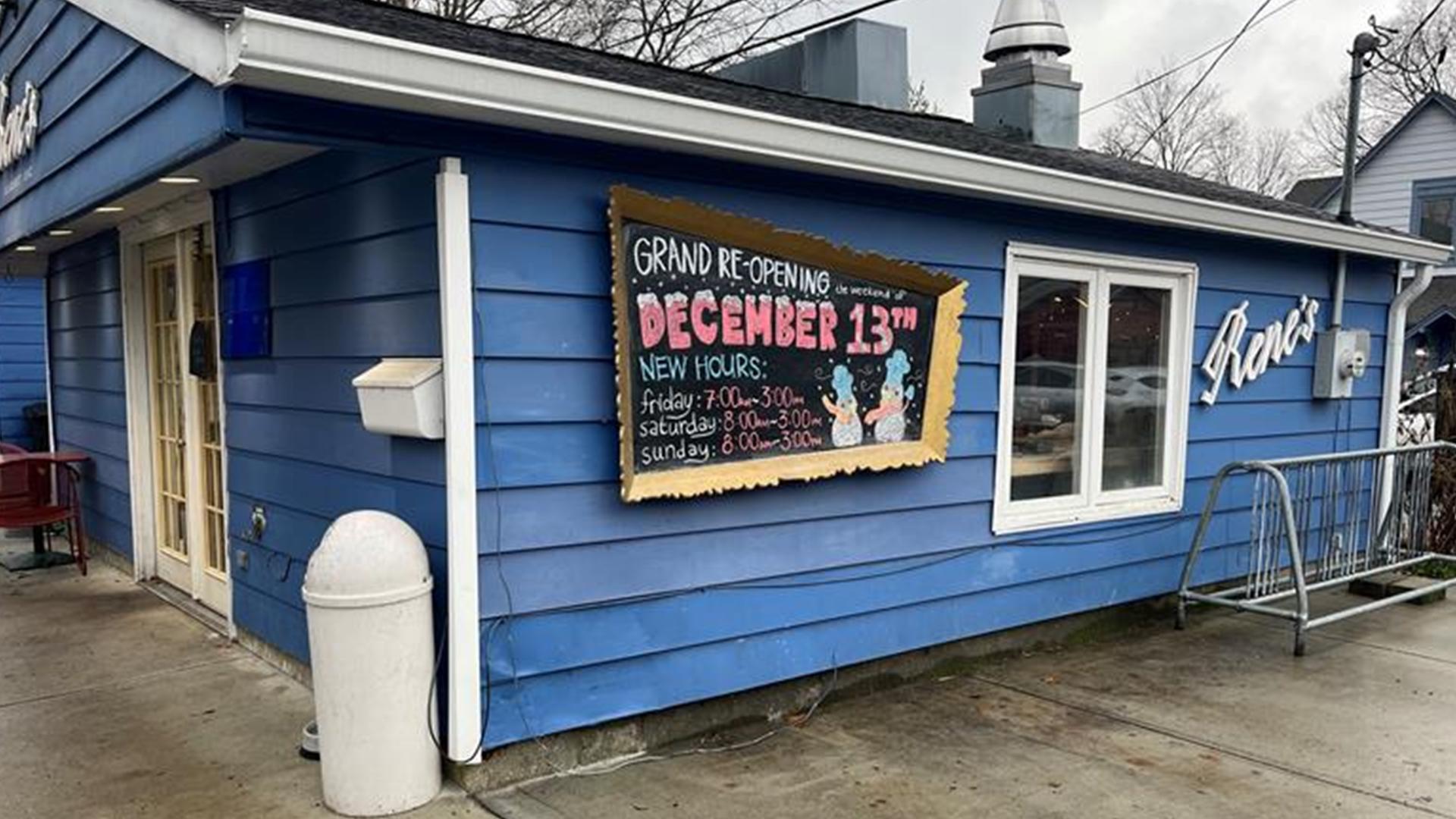 Rene's Bakery in Broad Ripple reopens following sudden closure | wthr.com