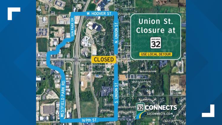State Road 32 construction begins in Westfield in April 2025 | wthr.com