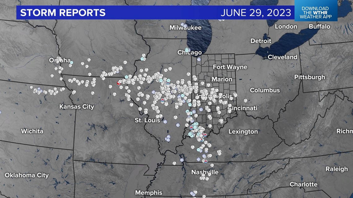 June 29, 2023 storm recap and continued severe threat | June 29, 2023 ...