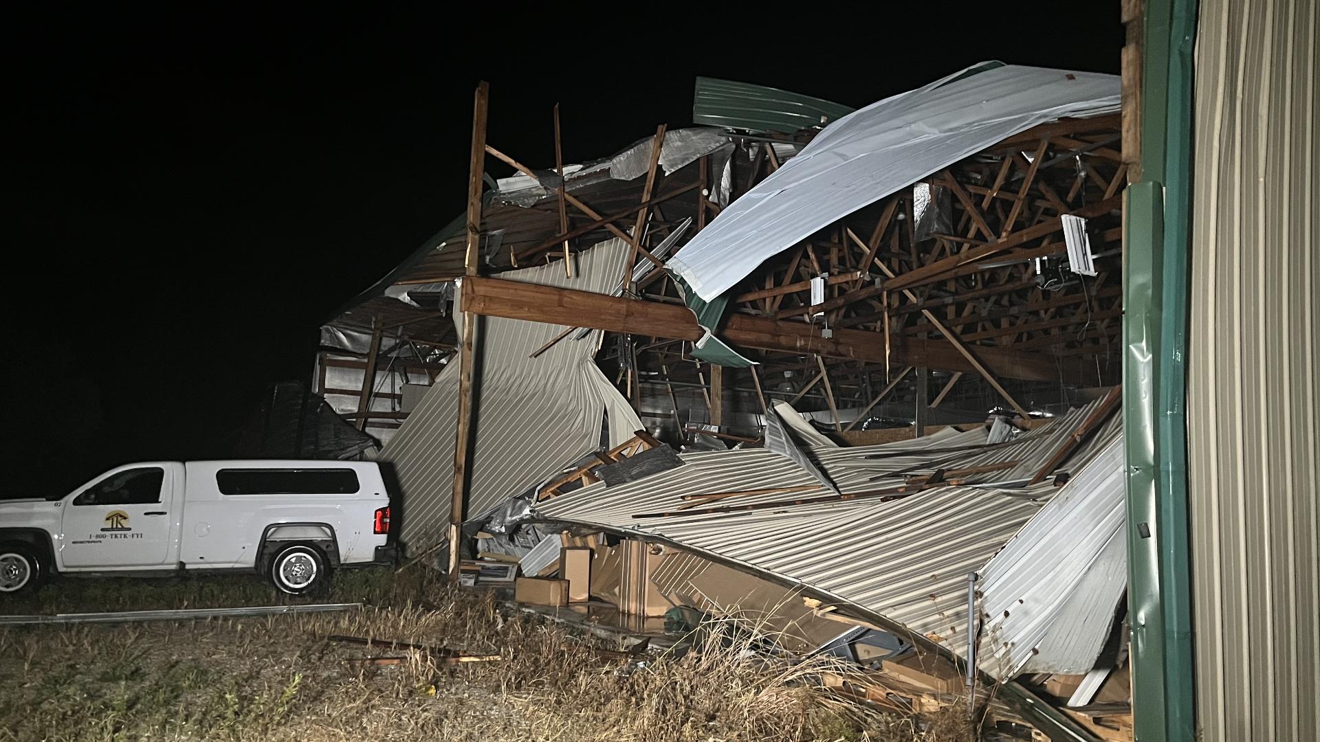 2 confirmed tornadoes cause damage across Jay, Delaware counties | wthr.com