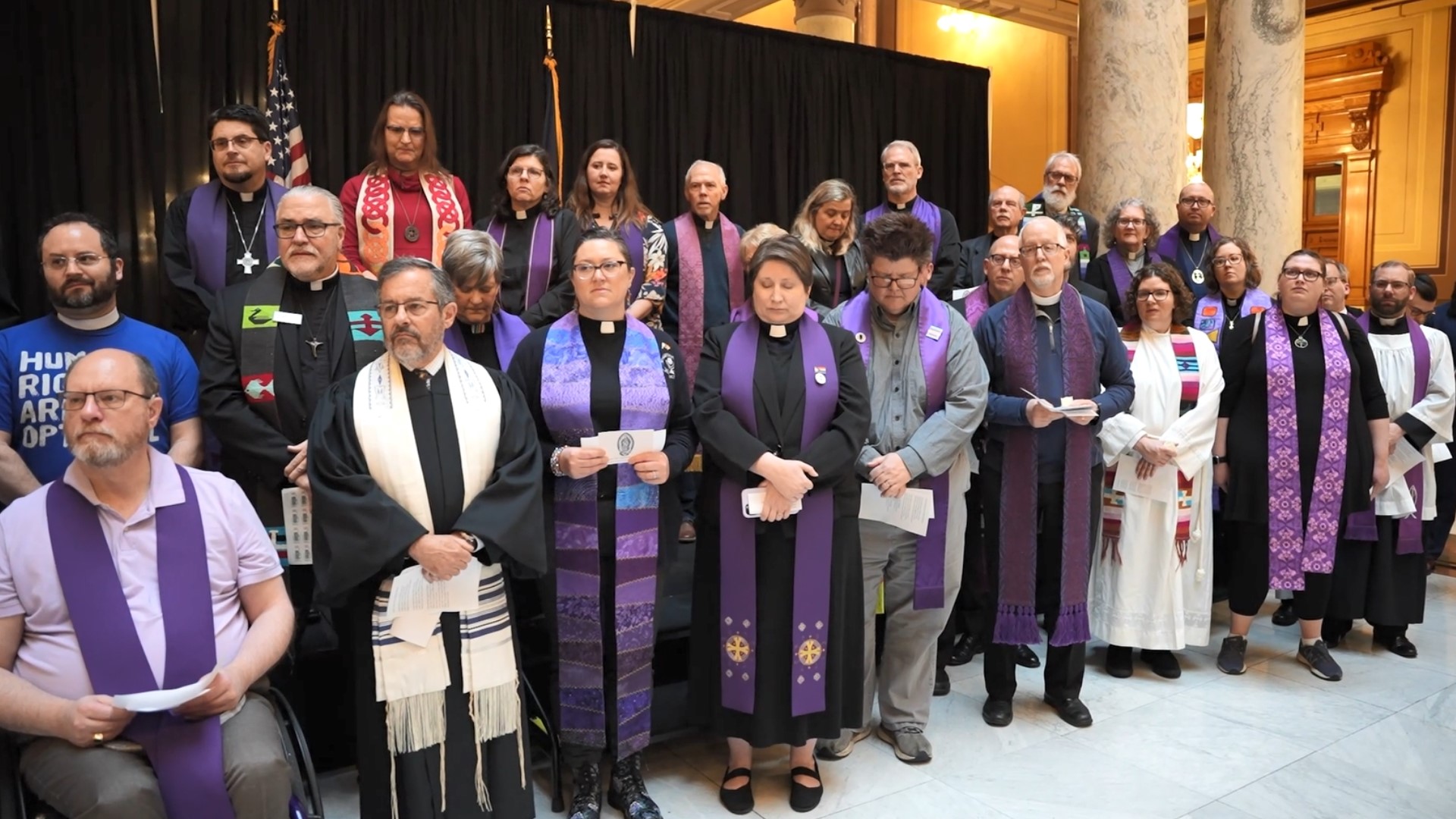 Indiana clergy calls on Gov. Holcomb to veto SB 480 | wthr.com