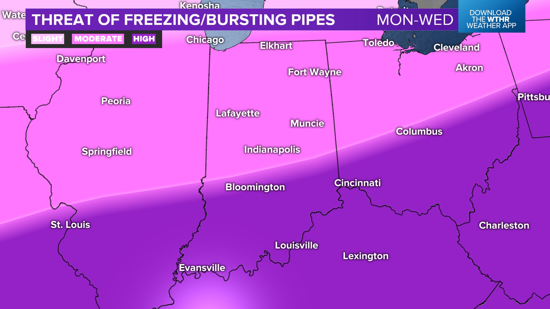 States most likely to have their pipes freeze and possibly burst this ...