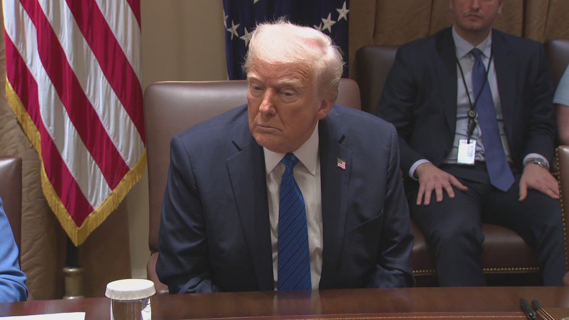 President Donald Trump responds to war plans sent in group chat with ...