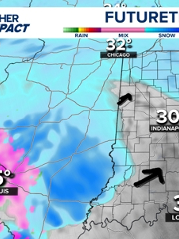 Tracking heavy, slushy snow changing to rain across Indiana Saturday PM ...