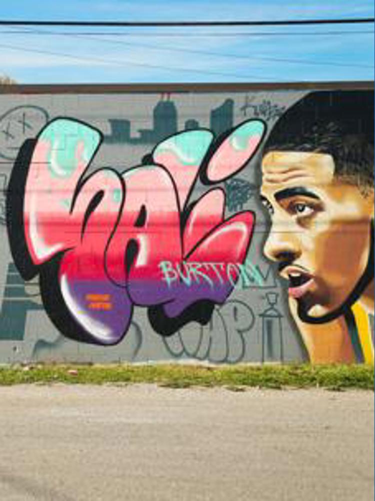 'He didn't know I was the artist' | Indy muralists work recreated, sold ...