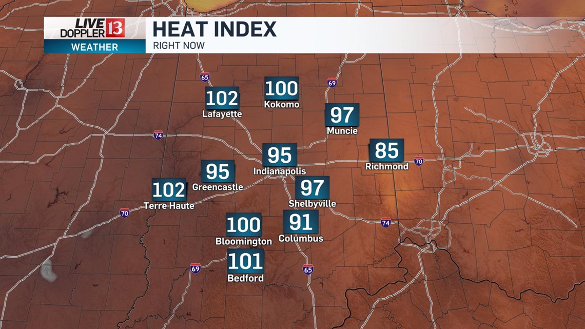 Oppressive Humidity Today But Some Relief Thursday | wthr.com