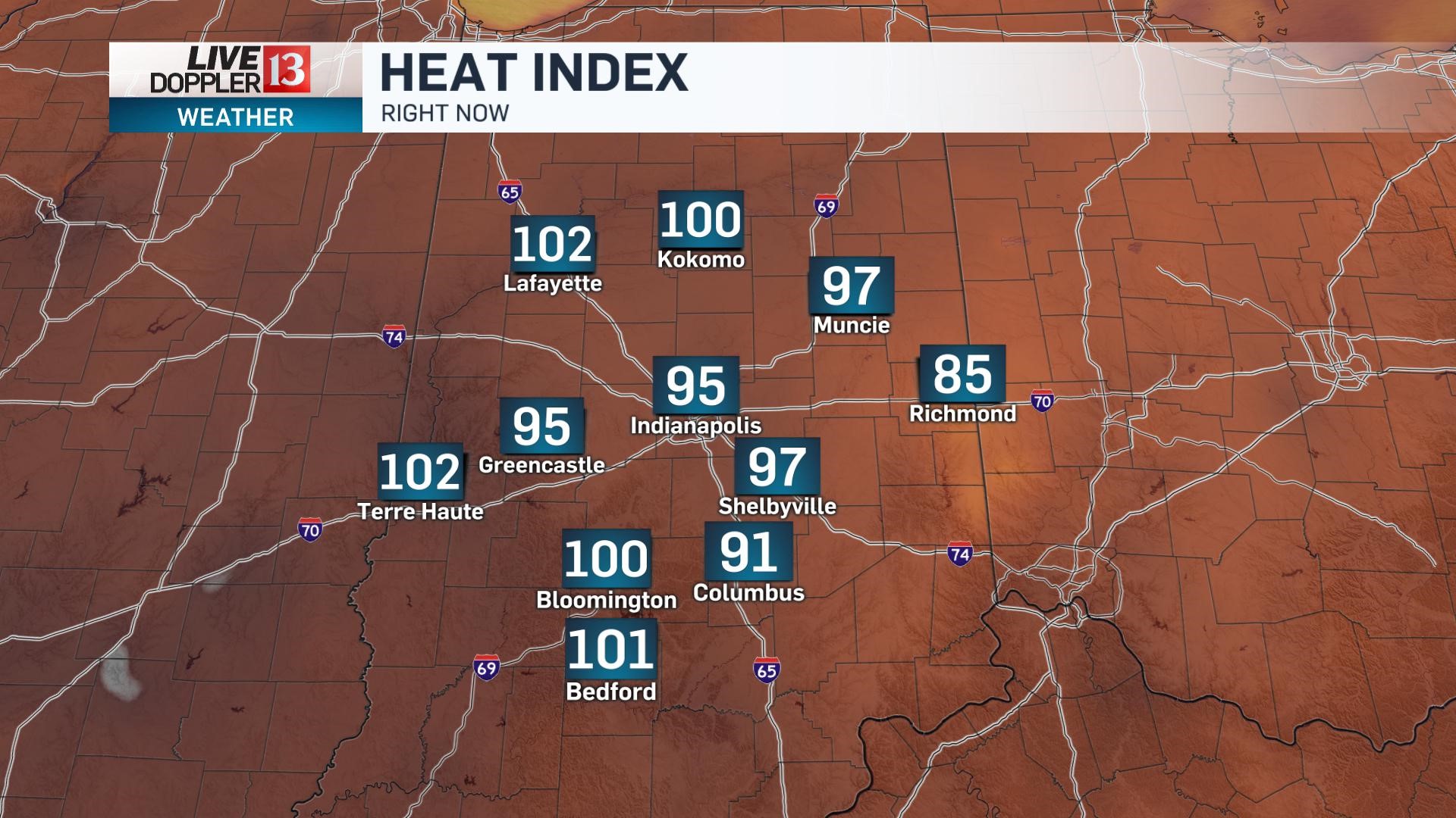 Oppressive Humidity Today But Some Relief Thursday | wthr.com