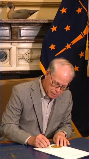 Gov. Braun signs 2 new laws with slain Fishers teen Hailey Buzbee's ...