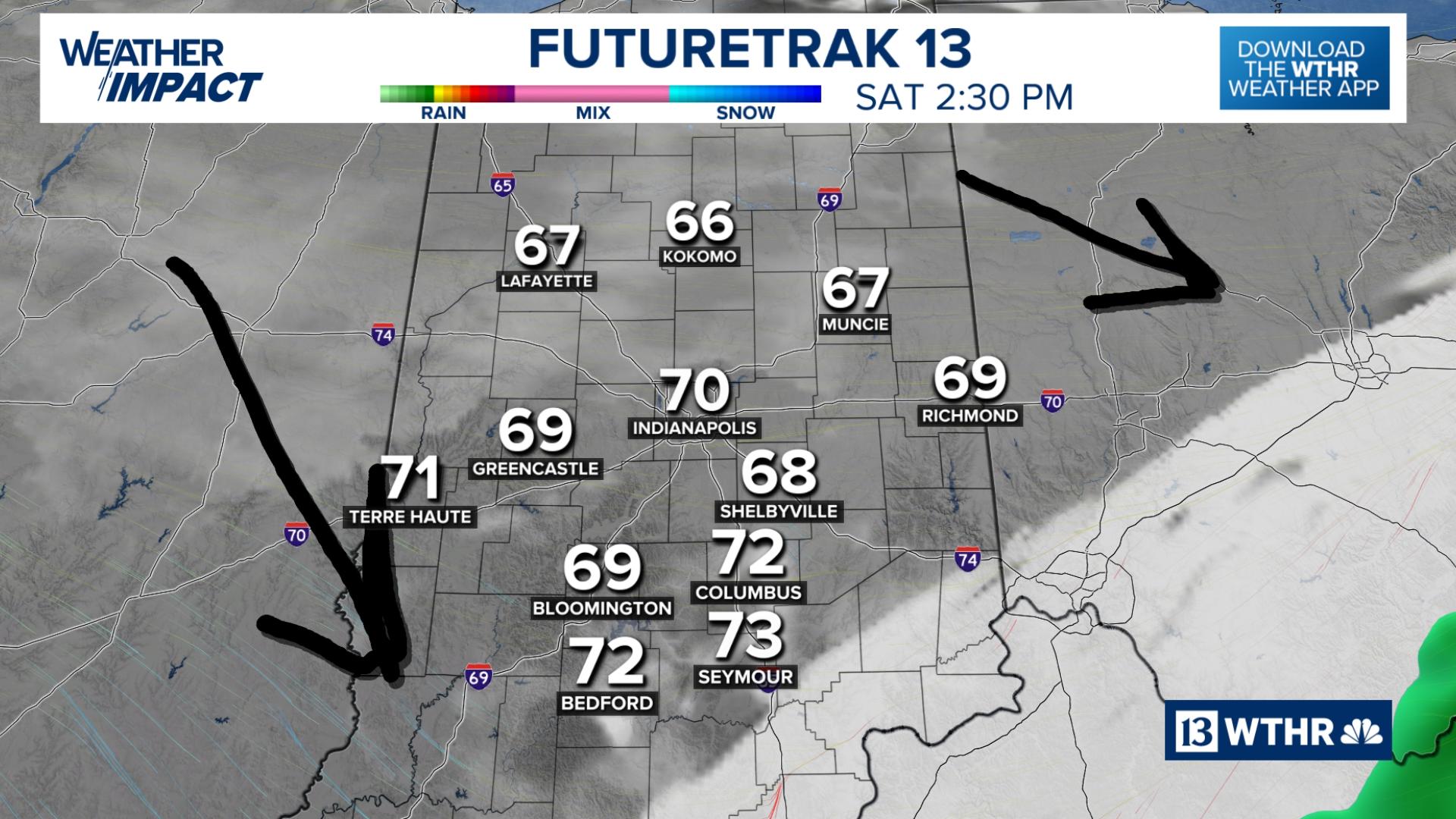 Above average temps returning to Indiana | wthr.com