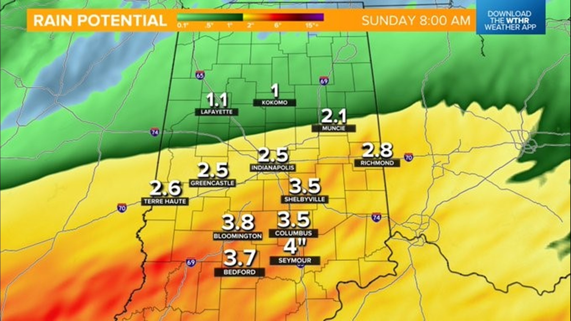 Weather Blog: Heavy rain into the weekend | wthr.com