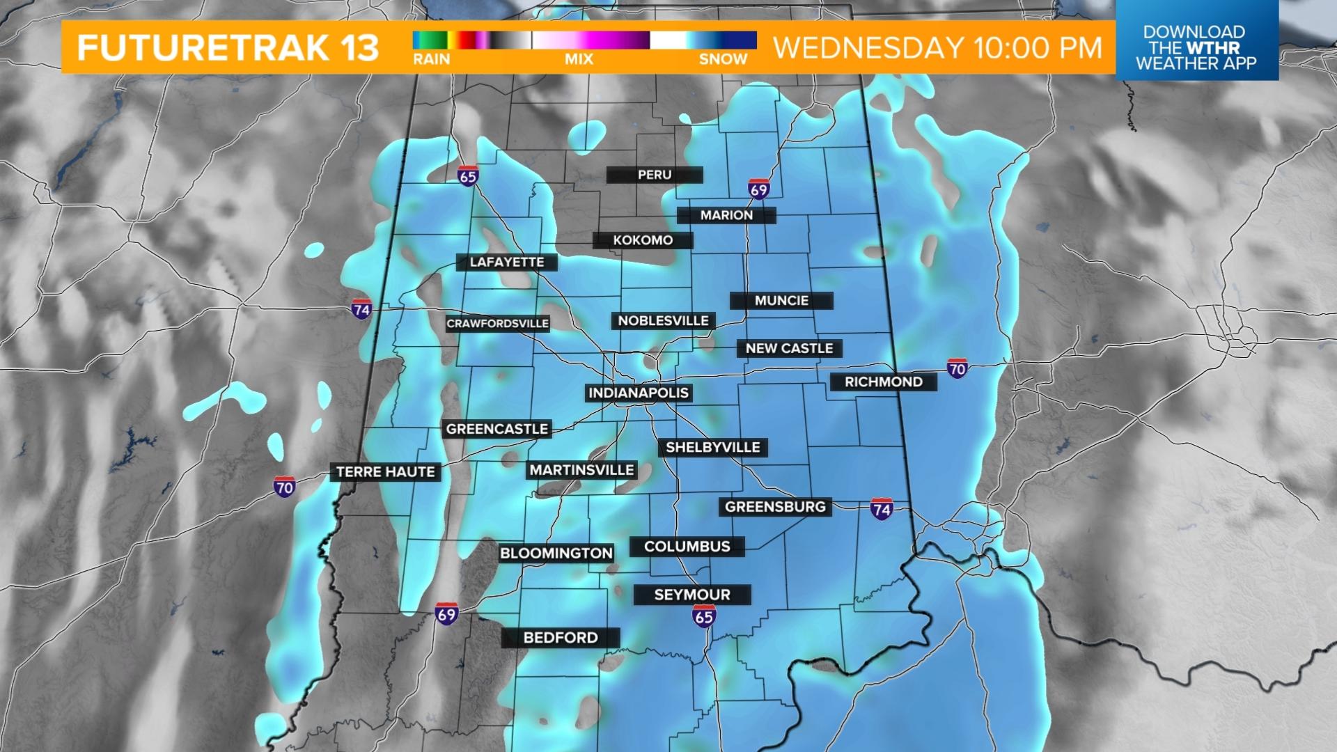 Slick roads cause crashes, slide-offs in Indianapolis | wthr.com