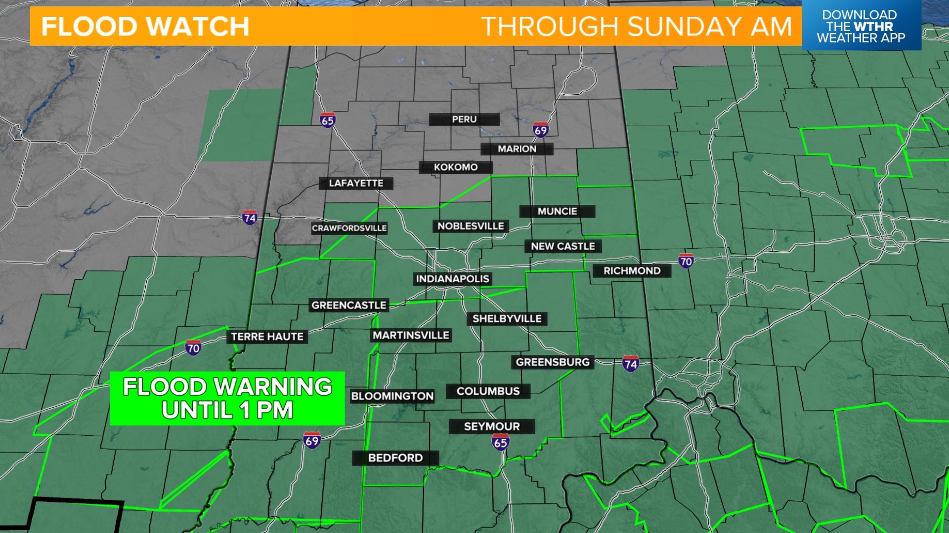 Additional 1-2 inches of rain expected through Sunday in central ...