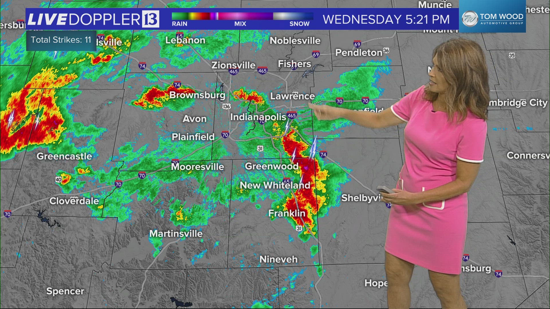 Live Doppler 13 Forecast | 5 p.m. update, July 24, 2024 | wthr.com