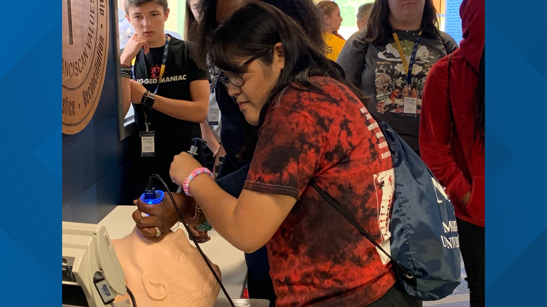 Marian U. health care camp gives teens hands-on experience | wthr.com Marian U. health care camp gives teens hands-on experience | wthr.com