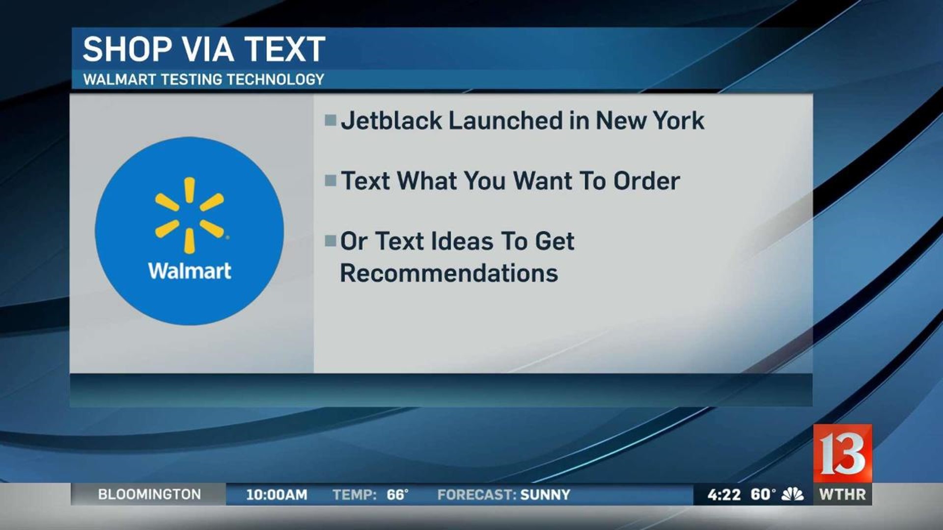 Walmart text to shop | wthr.com