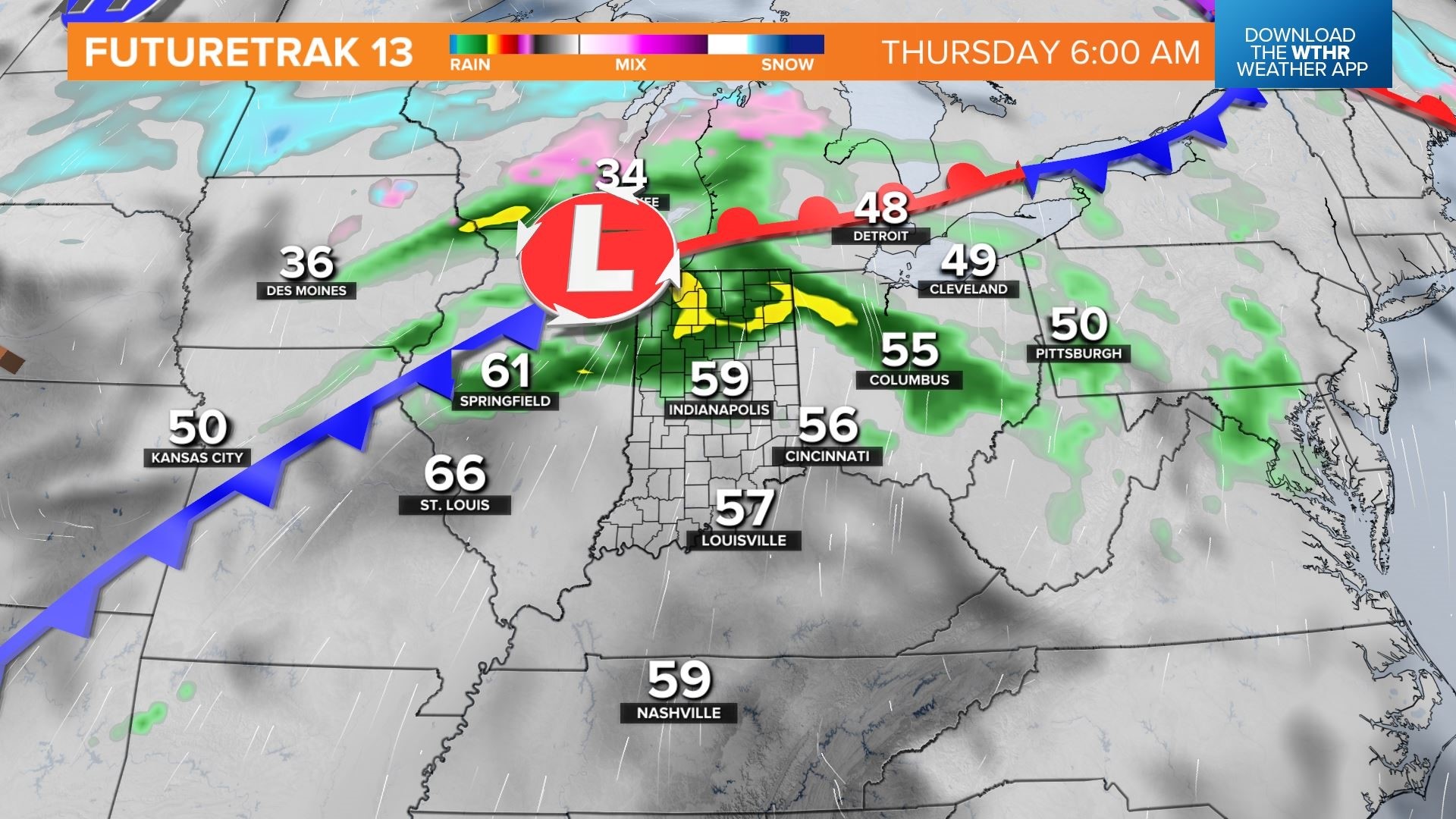 WTHR Live Doppler 13 Weather Blog: Warmer, wet week ahead | wthr.com