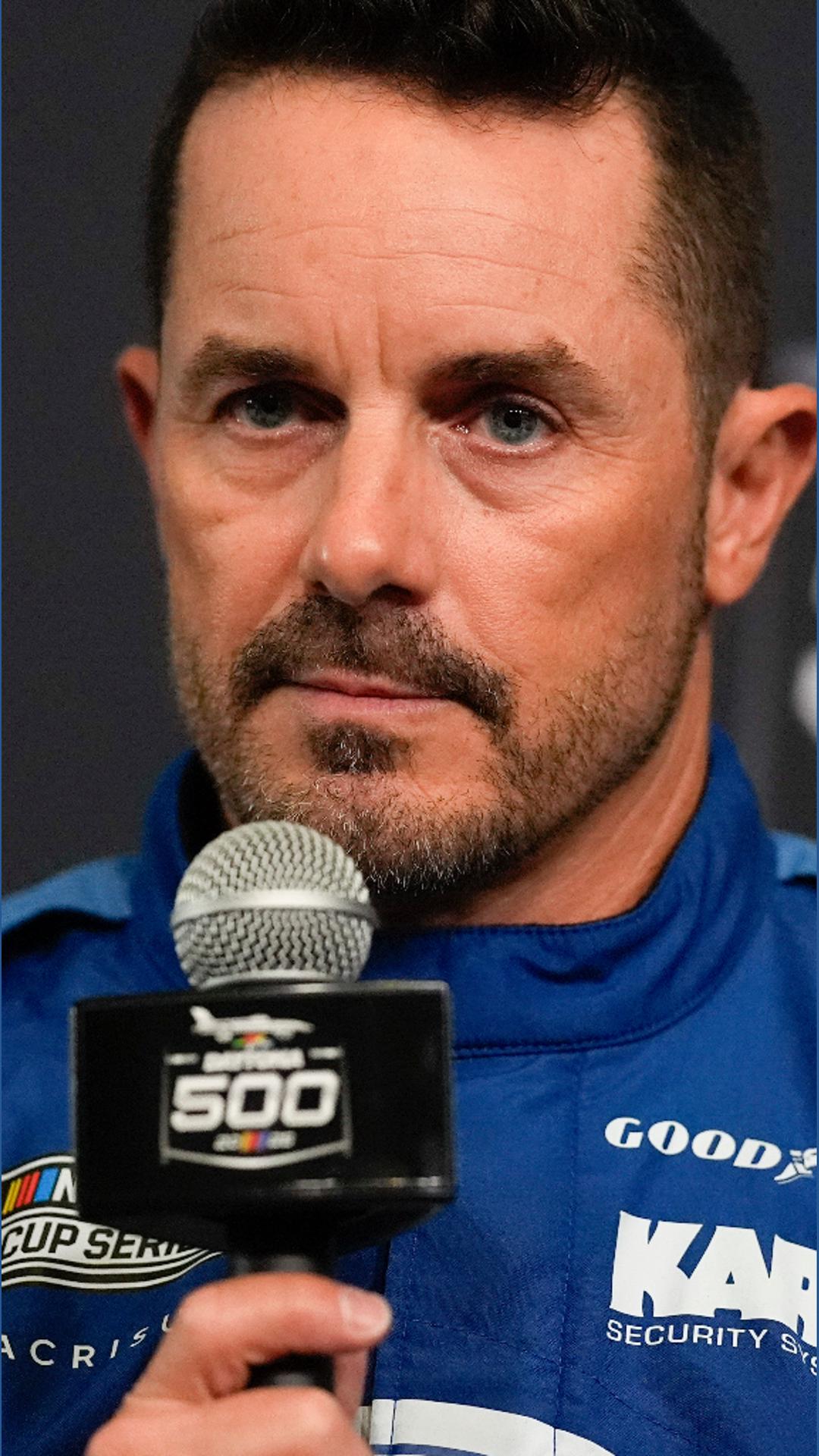 A spin, a patch of grass and inches from a crash, Casey Mears still ...