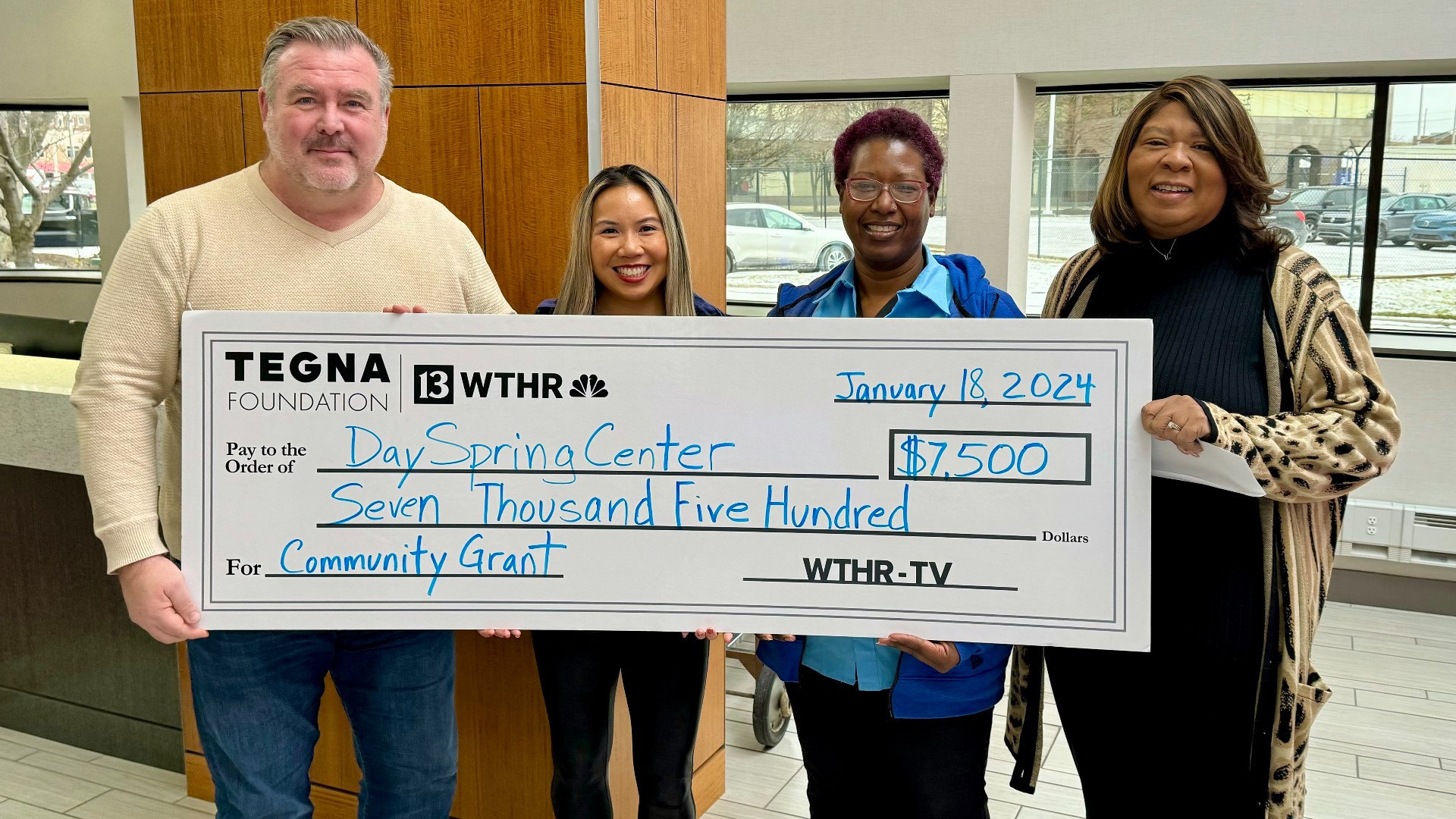 WTHR, TEGNA Foundation award $55,000 in community grants | wthr.com