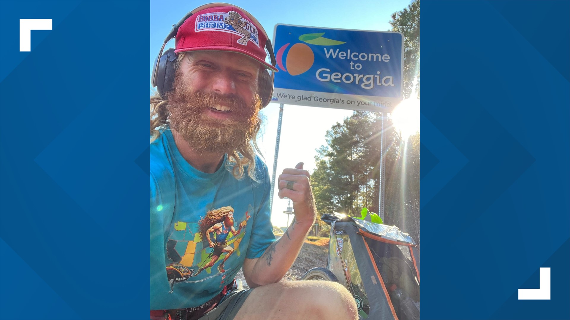 Kokomo man runs 12,000 miles 'around' the US | wthr.com