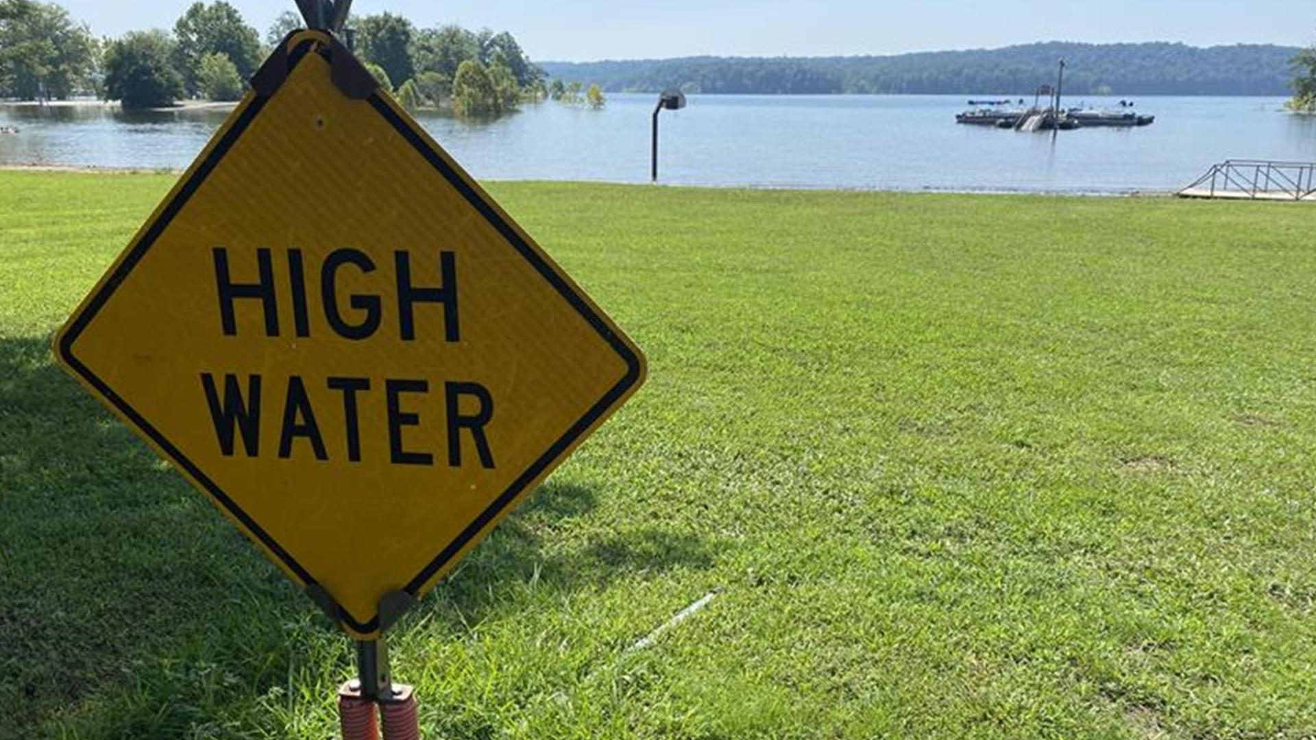 High water leads to closure of Monroe Lake beaches | wthr.com