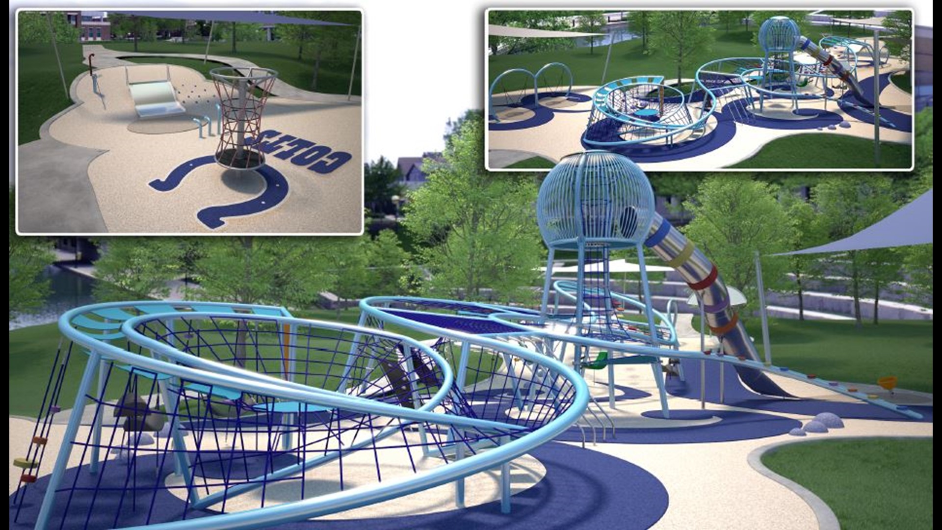 Indianapolis Colts, Indy Parks unveil plans for playspace along the ...