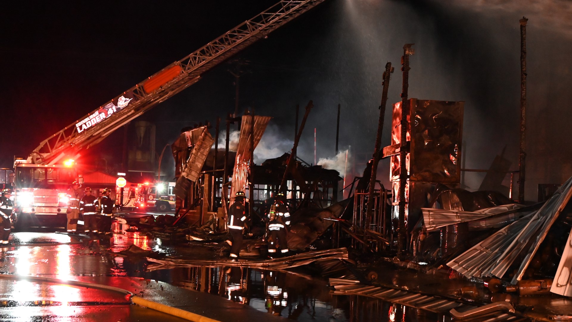 Fire destroys Edinburg business | wthr.com