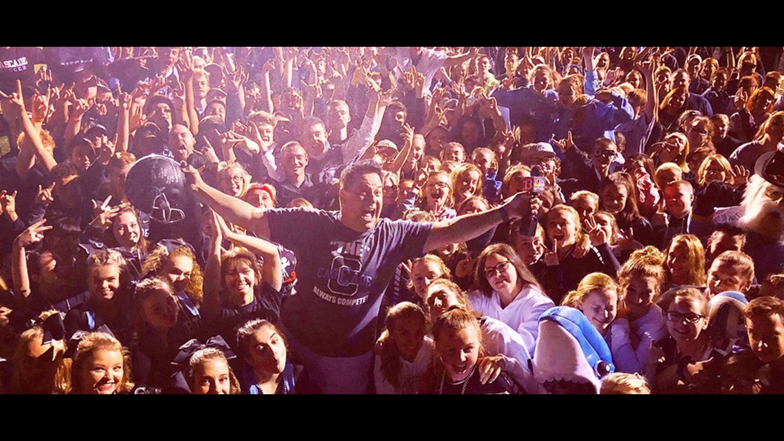Operation Football Sunrise pep rally - Cascade High School | wthr.com