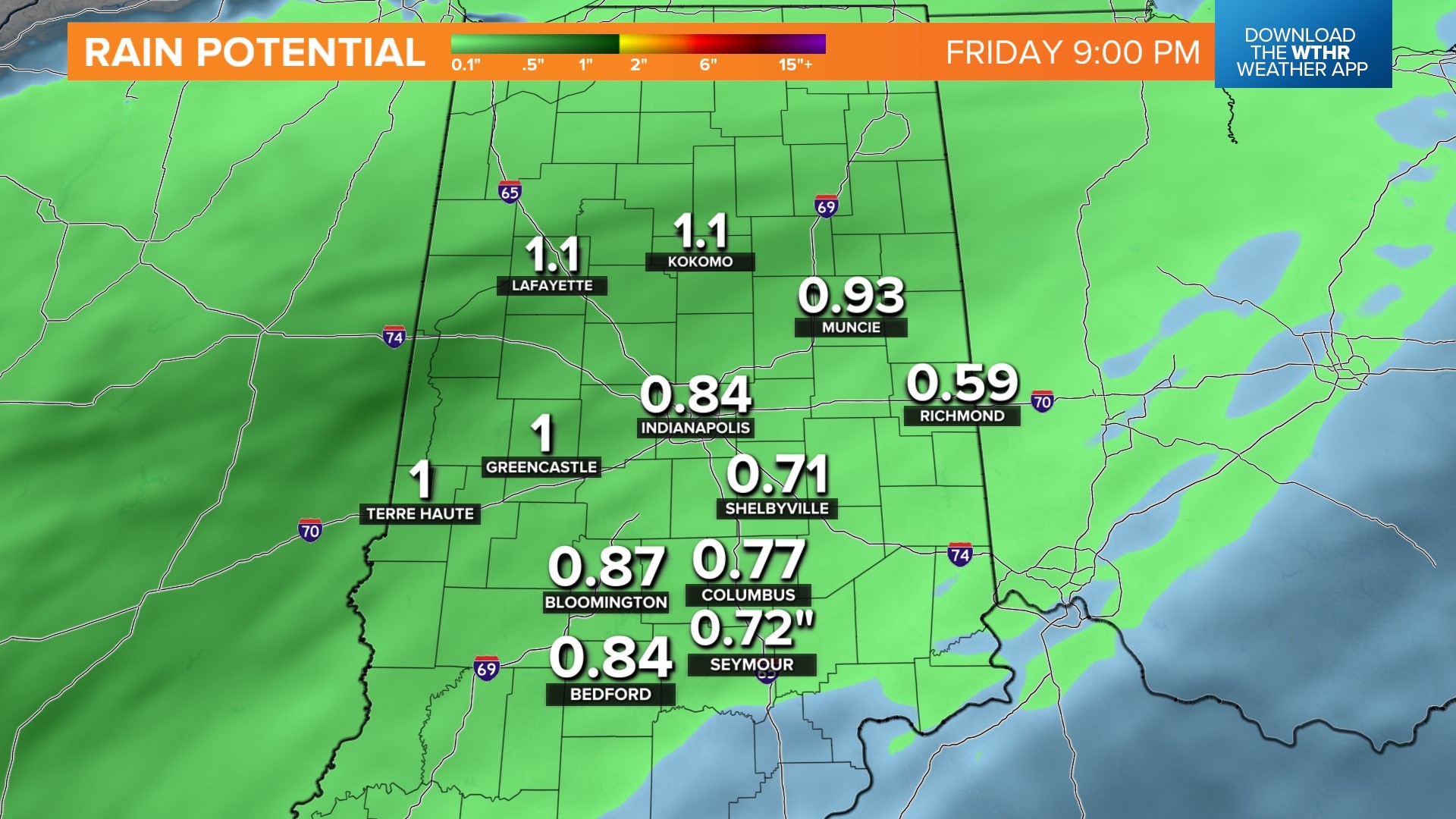 From sunny to soggy over next 24-36 hours | Live Doppler 13 Weather ...