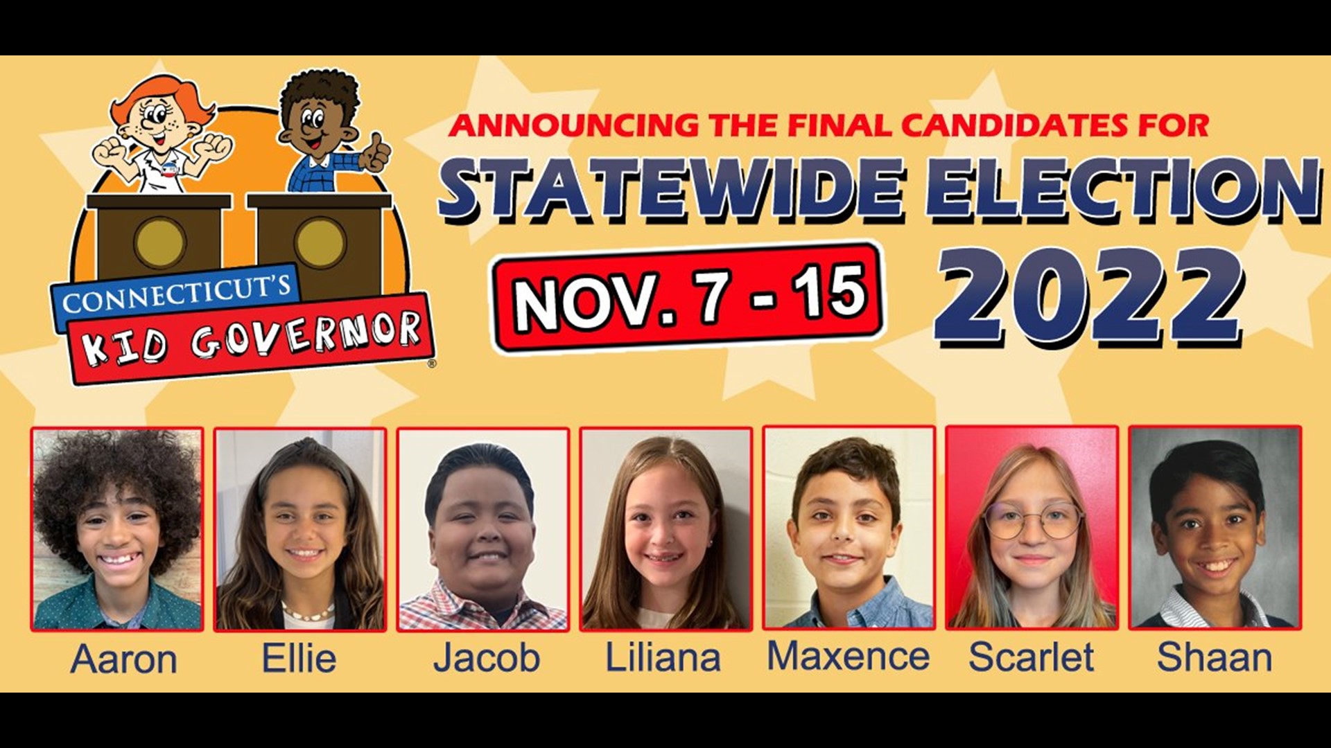 Connecticut’s Kid Governor candidates for 2023 named | fox61.com