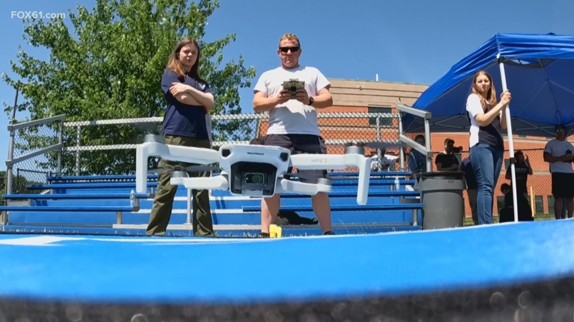 CT high school students teach first responders how to fly drones | fox61.com