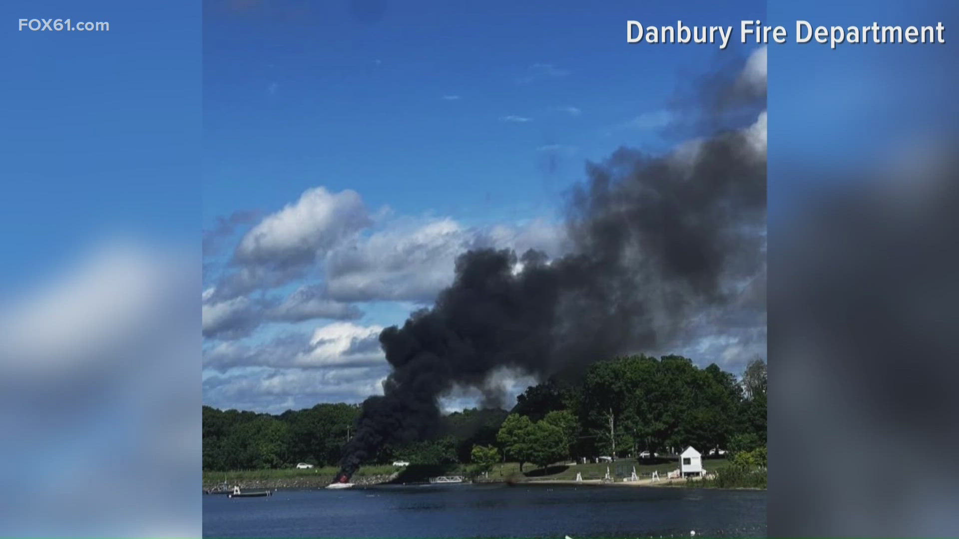 1 injured, 6 rescued after boat fire at Candlewood Lake | fox61.com