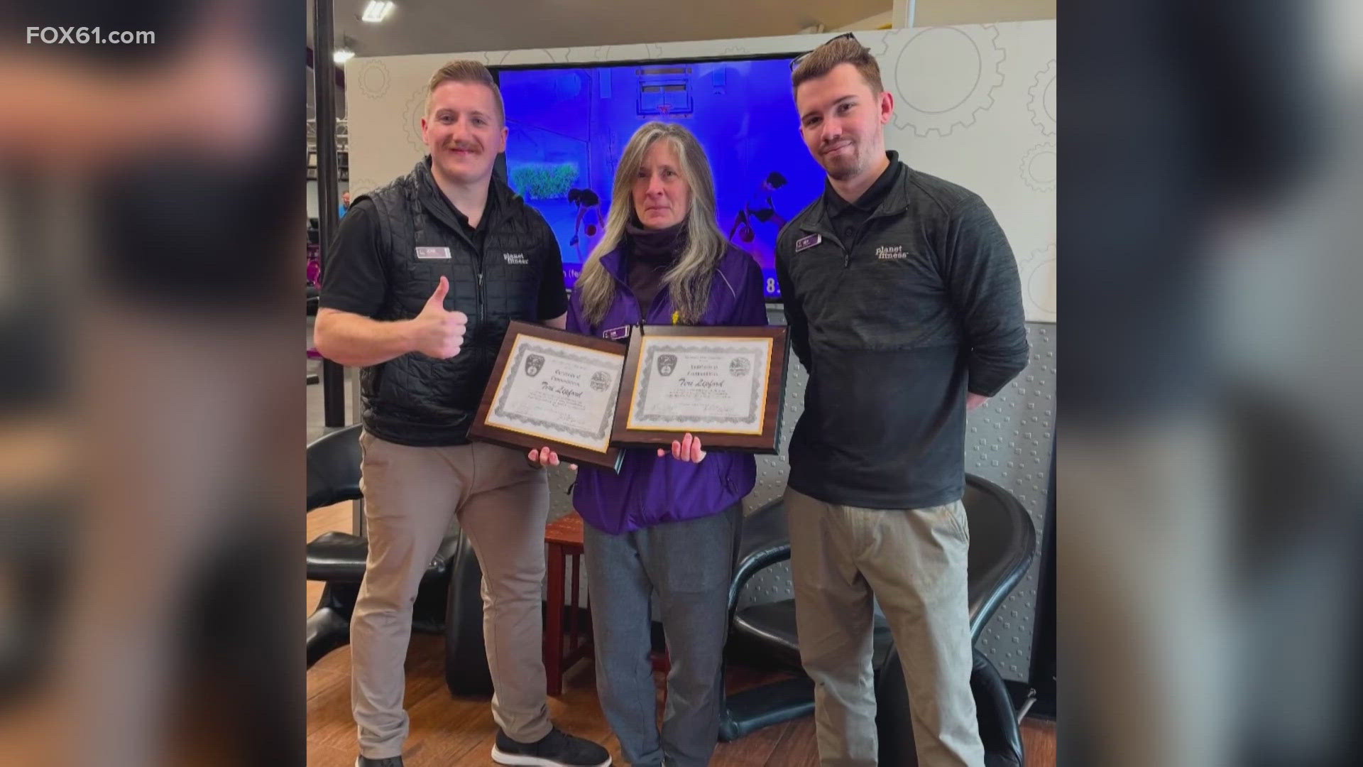 Planet Fitness worker honored by Guilford FD after saving 2 from ...