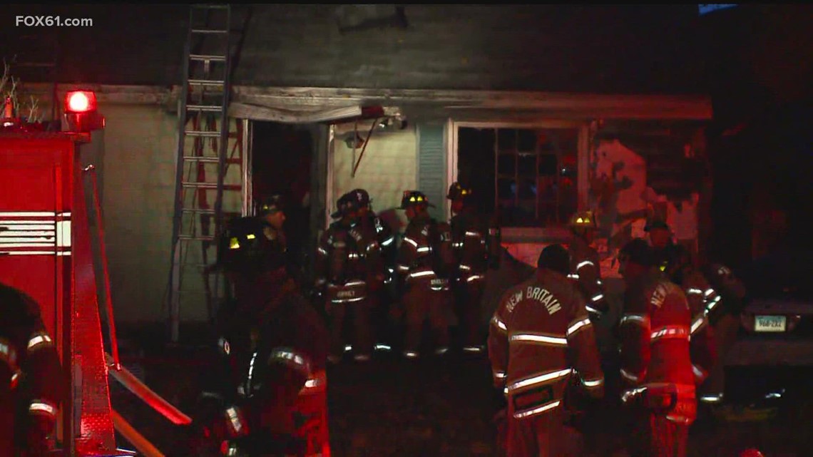 Firefighter and resident injured in New Britain house fire | fox61.com