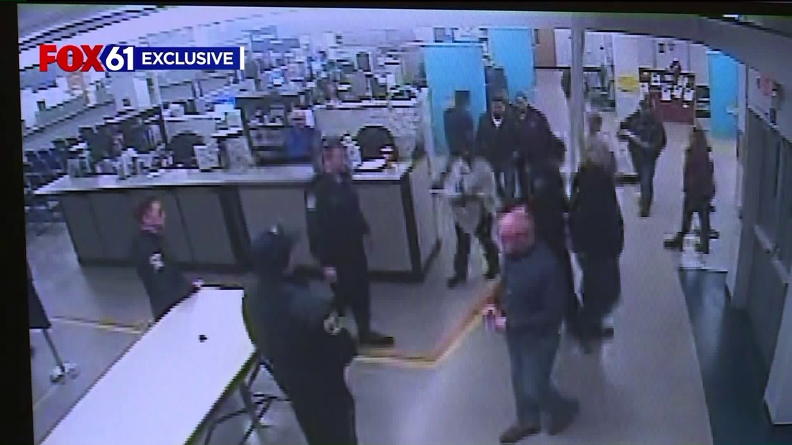 EXCLUSIVE: Wethersfield DMV security video shows arrest of man wanted ...