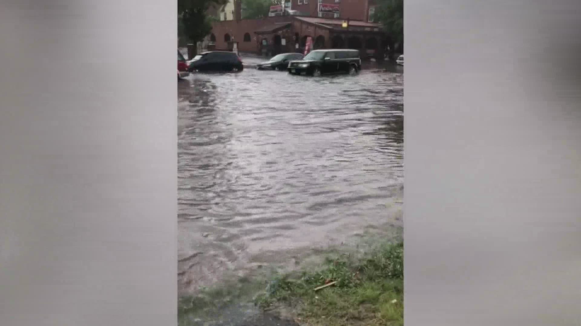 Flash Floods Strand Cars, Buckle a Street and Flood an Apartment in ...