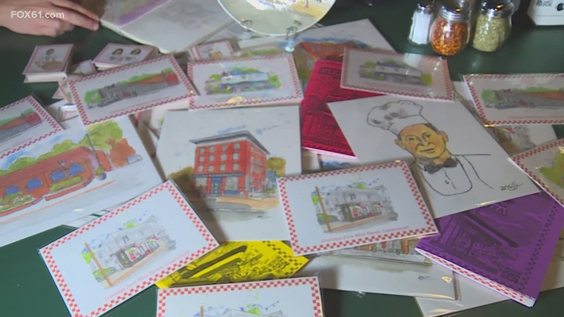 Conn. artist illustrates iconic pizzerias | fox61.com