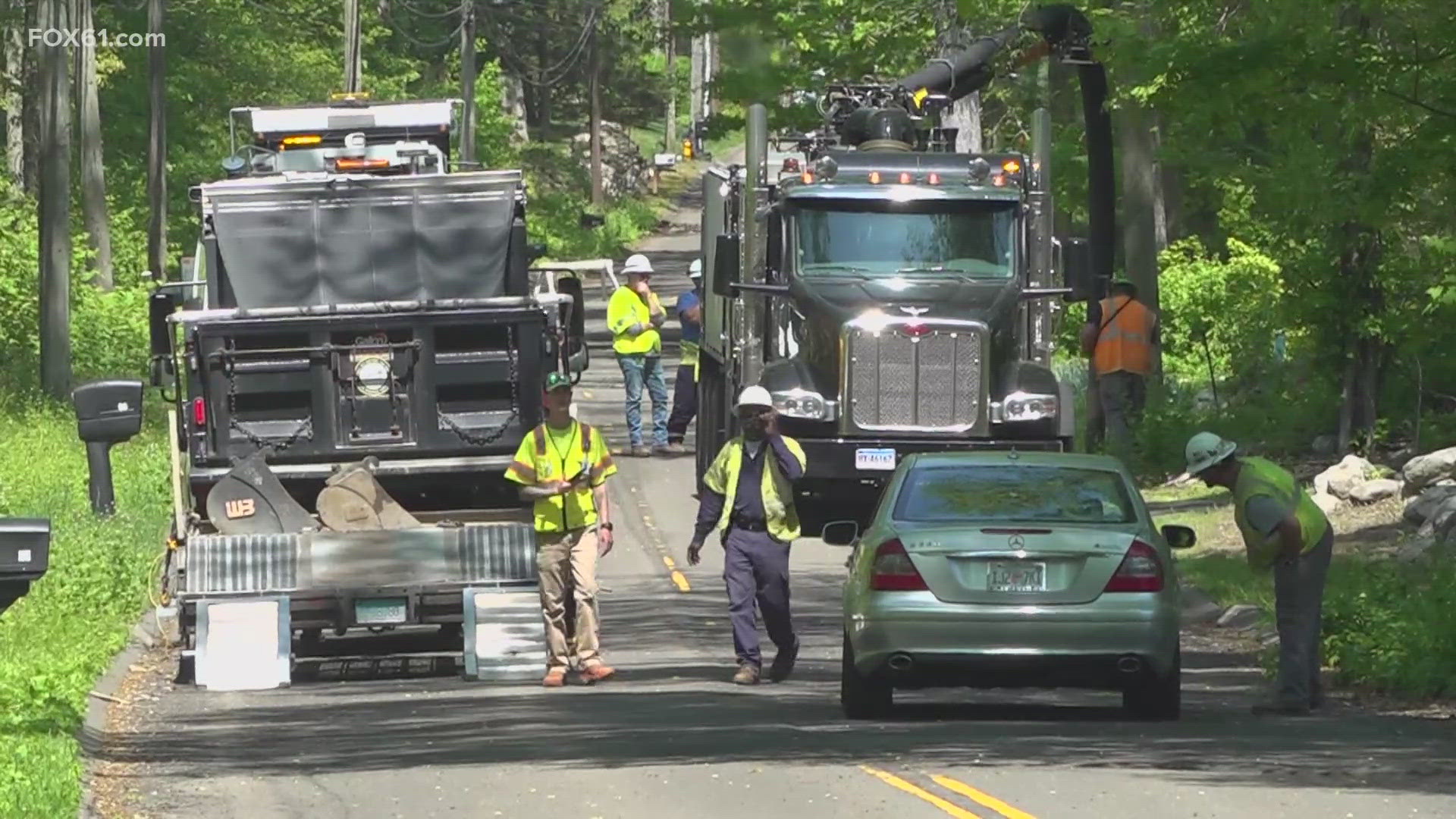 Electrical fire damages gas line in Madison, Conn. | fox61.com