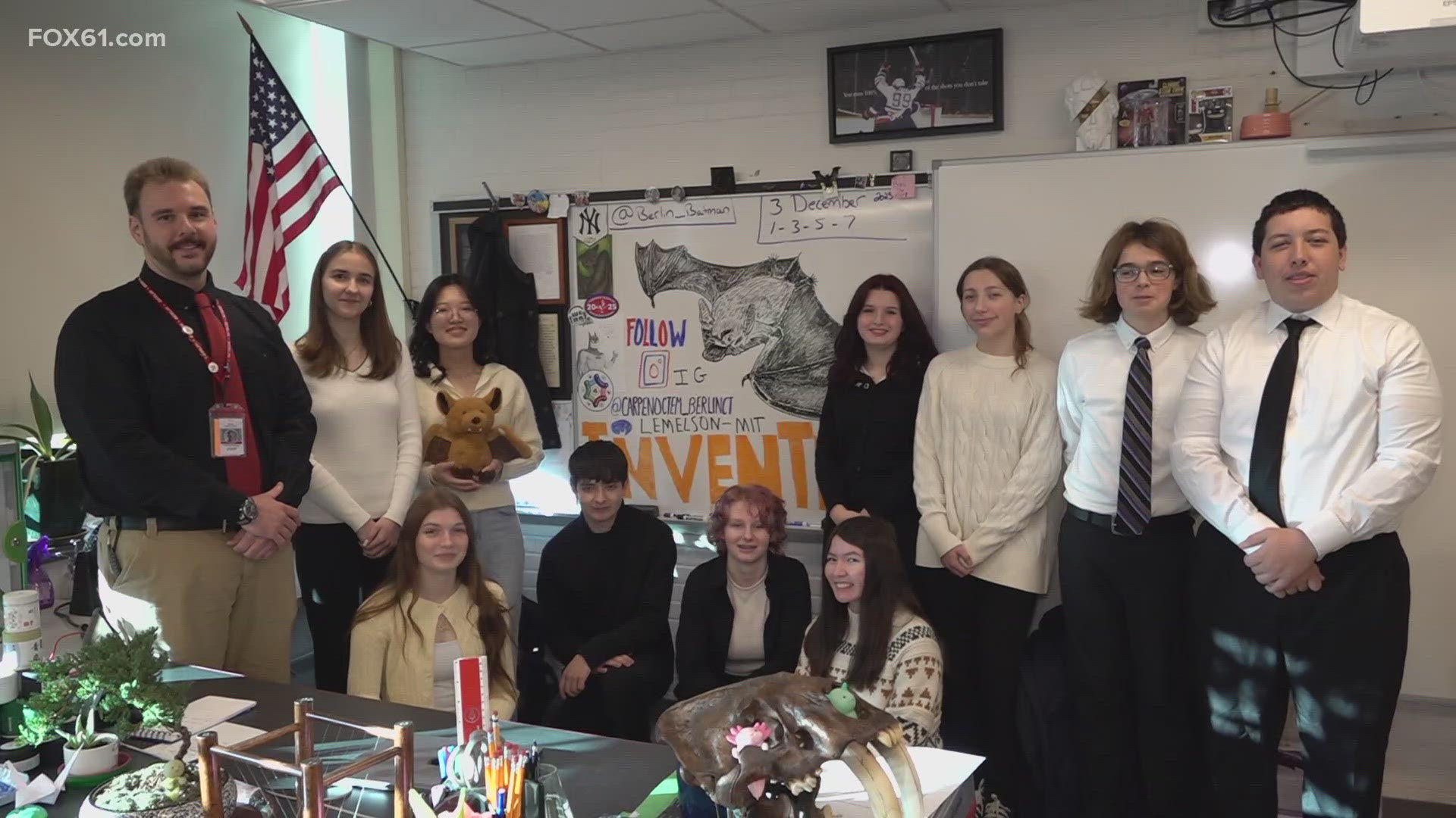 Berlin High School students fight dangerous fungus that's killing bats ...