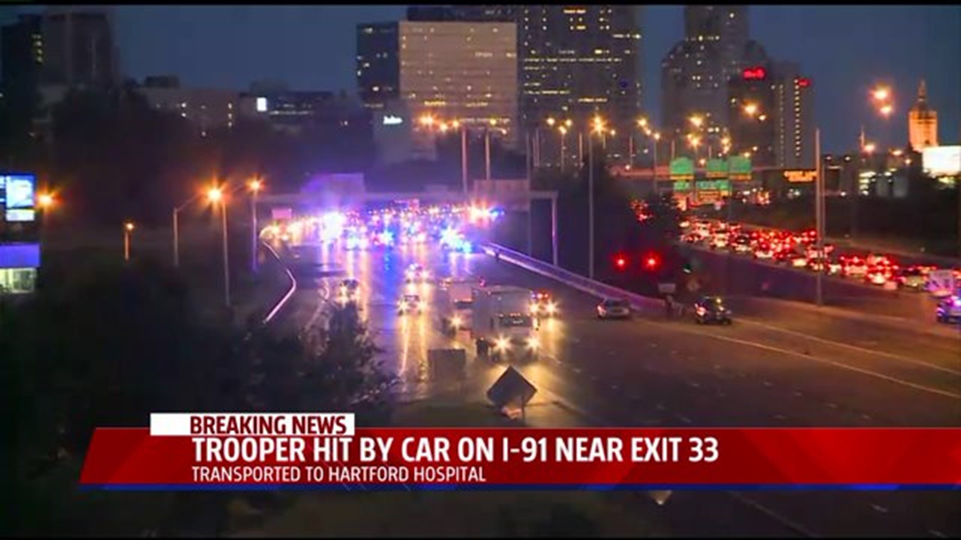 State Trooper Hit In Major Accident On 91 | fox61.com