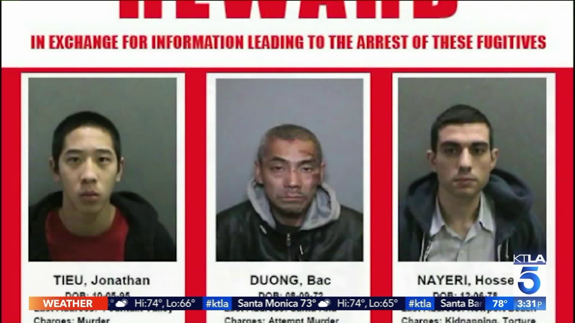 3 Orange County Inmates Filmed Their Own Escape