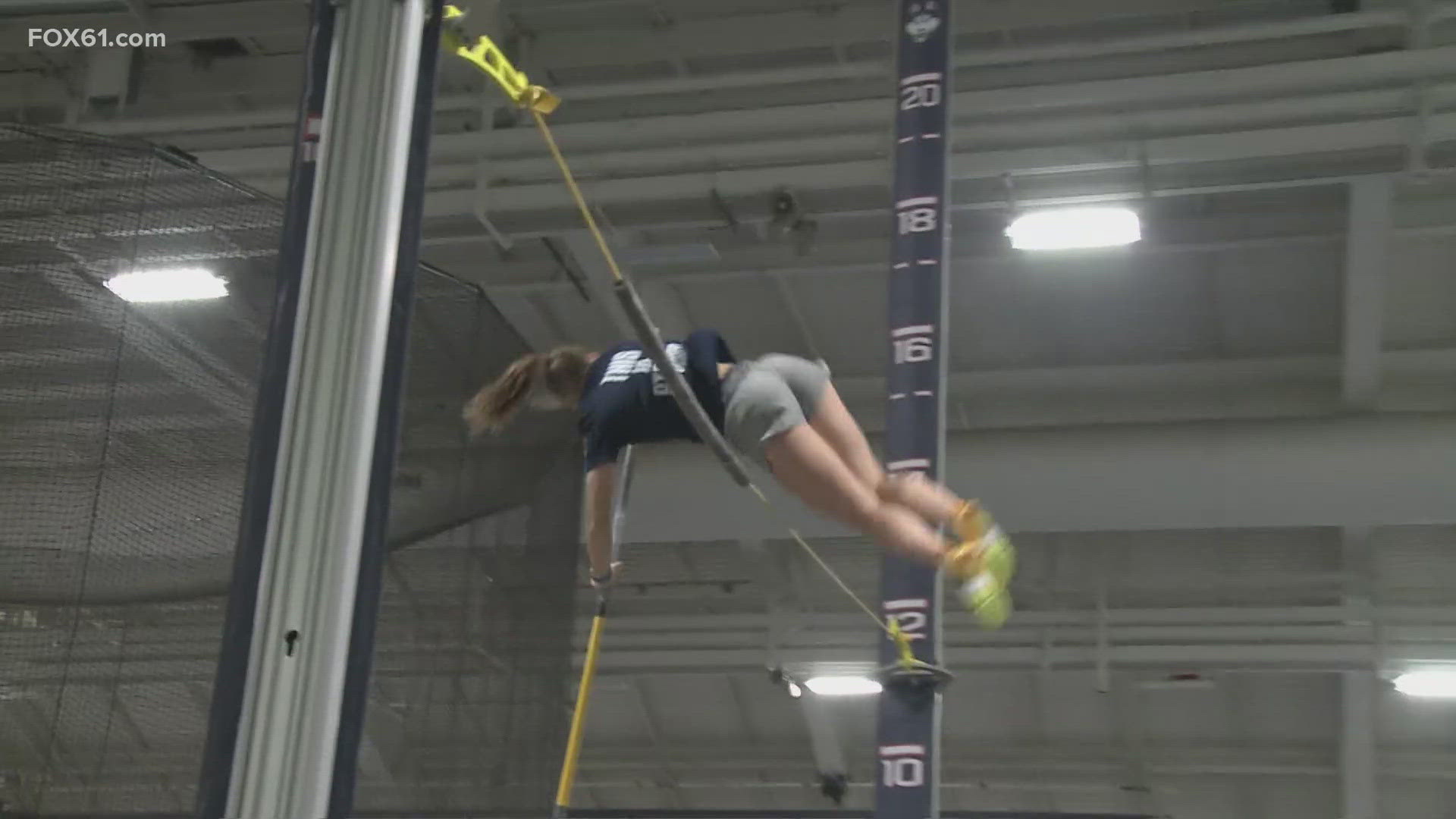 UConn pole vaulters reveal the artistry and athleticism behind soaring ...