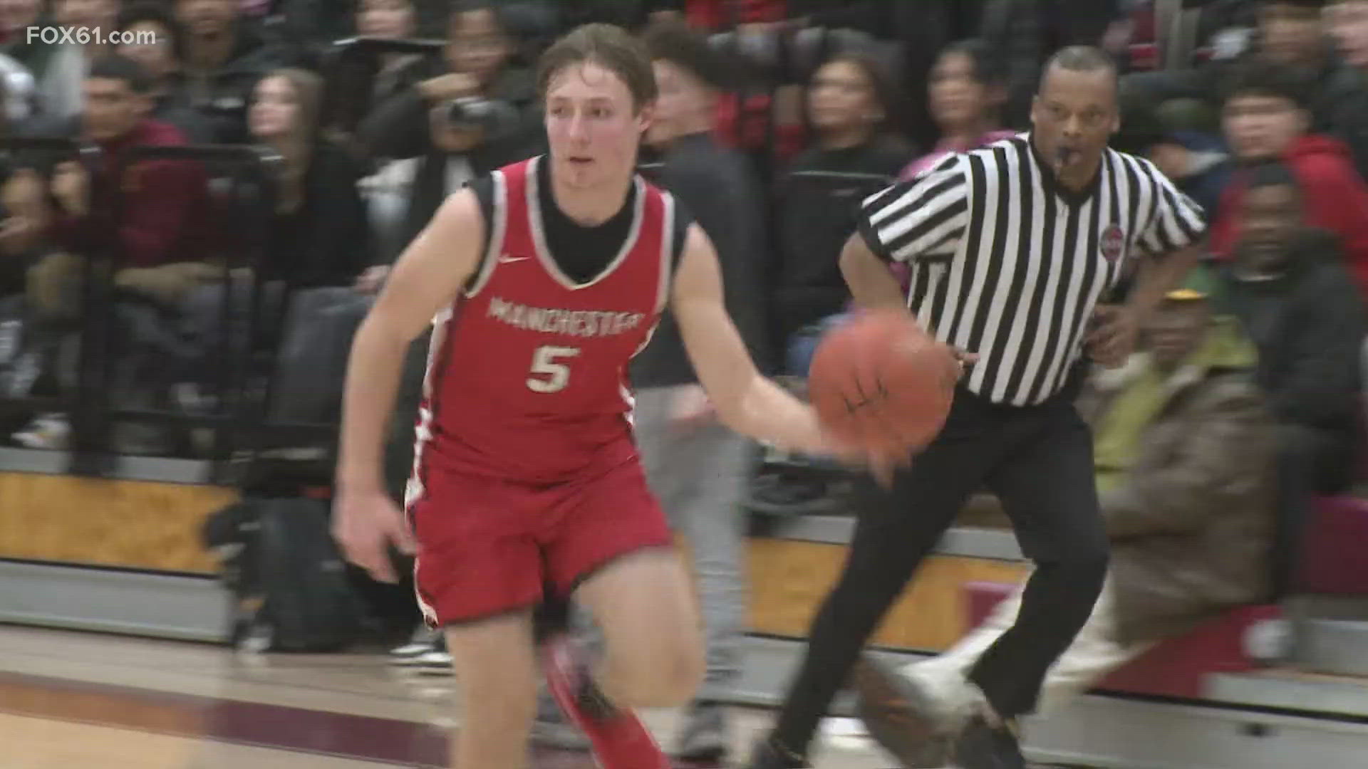 High school hoops: Manchester Red Hawks win by 68-58 against New ...