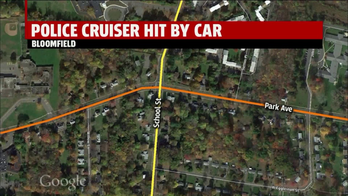 Driver critically injured in Bloomfield police car collision | fox61.com